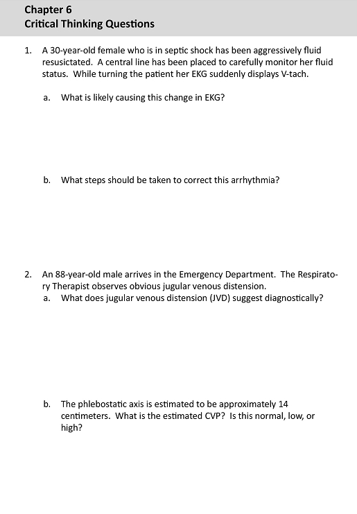 Hemodynamic Monitoring Study Guide
